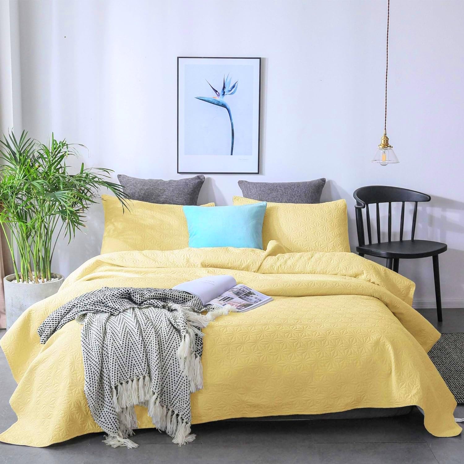 Snapklik.com : KASENTEX Coverlet Quilt Set-Pre Washed-Luxury Microfiber ...
