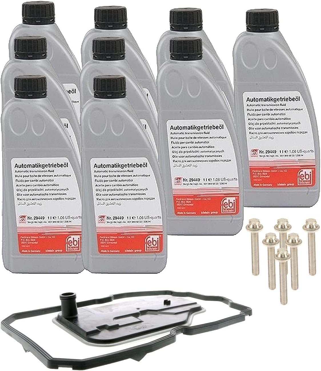 Amazon.com: 9-Liters Automatic Transmission Fluid & Filter kit ...