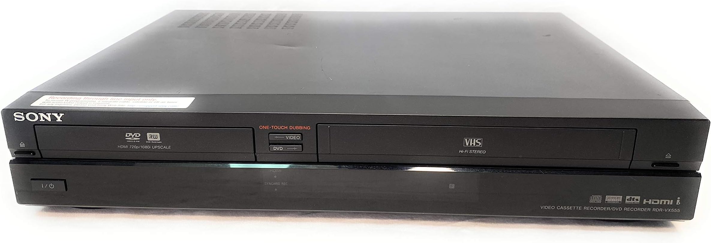 Amazon.com: Sony RDR-VX555 Tunerless DVD Recorder/VHS Combo Player ...