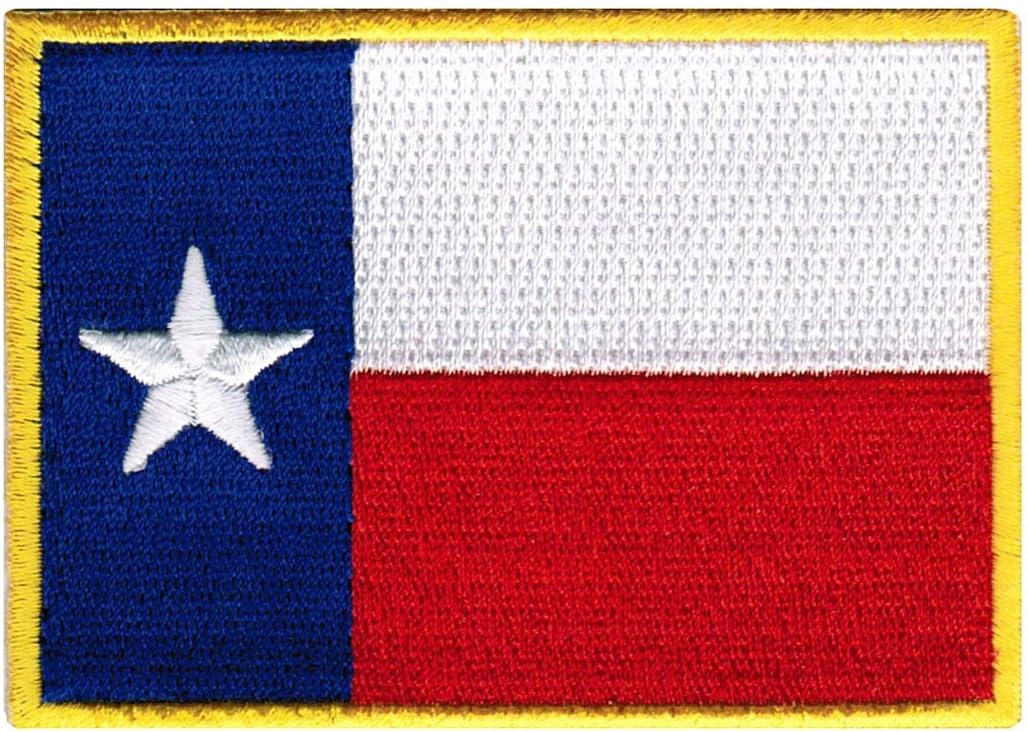 Amazon.com: Texas Flag Patch - Texas Patch with Hook & Loop - Texas ...
