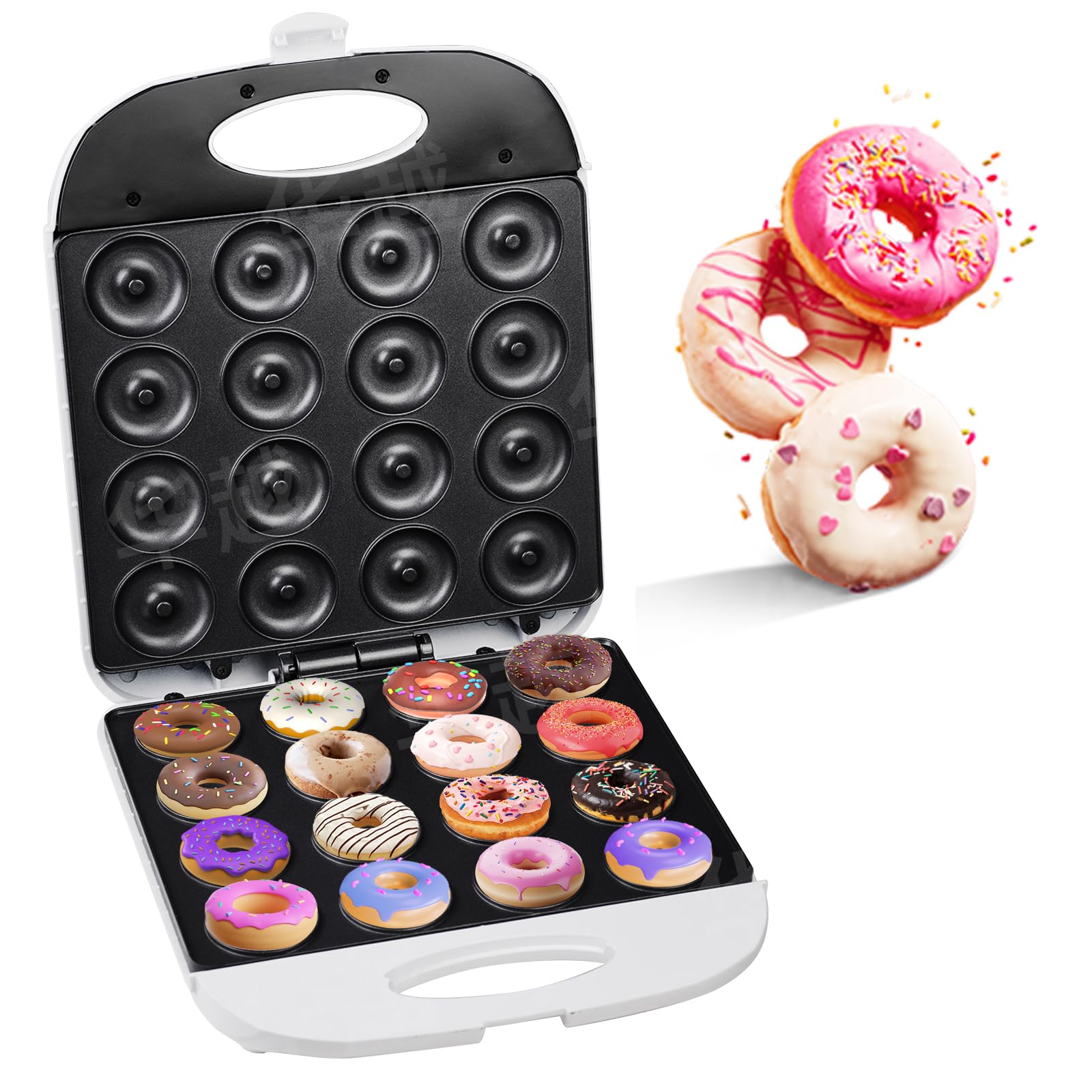 Amazon.com: Mini Donut Maker, Mini pancakes maker Machine for Breakfast ...