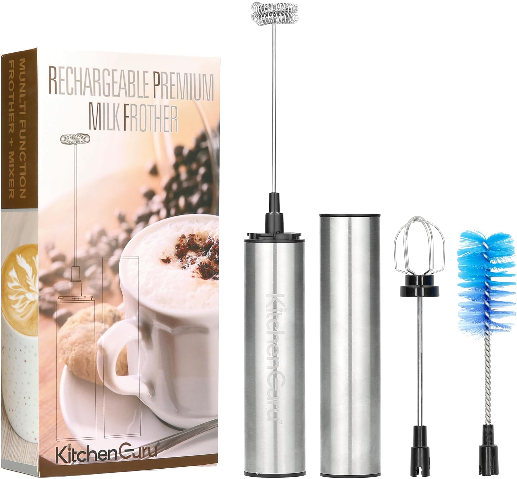 Amazon.com: Nestpark Portable Drink Mixer and Milk Frother Wand - Small ...