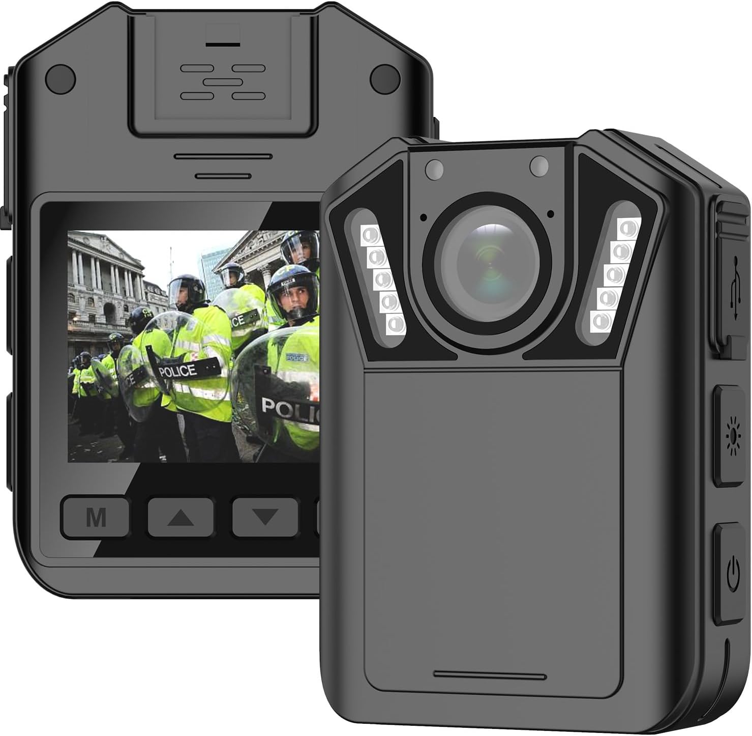 Amazon.com : Deivunre 128GB Mini Body Camera Video Recorder, Waterproof ...