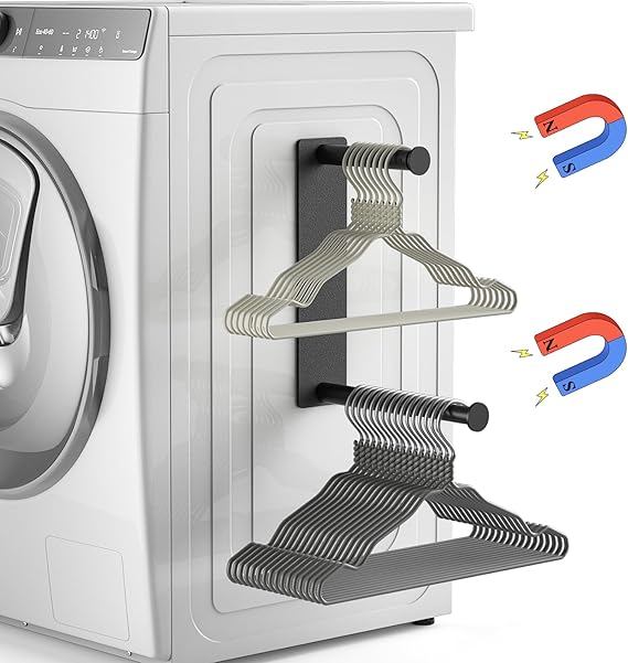 Amazon.com: MFTEK Hanger Organizer Stacker, Magnetic Hanger Holder ...