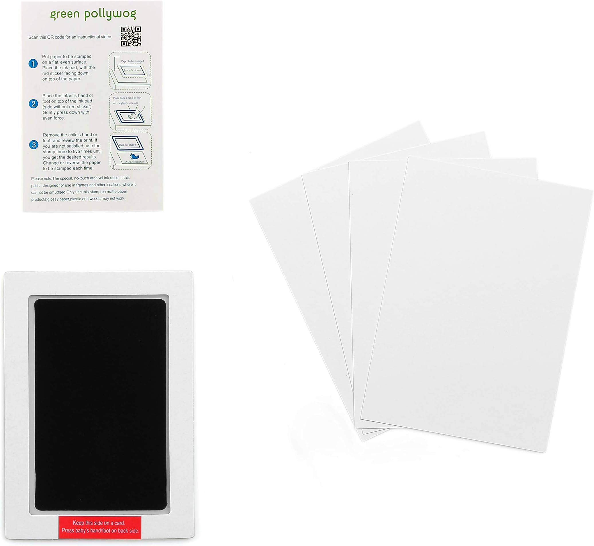 Amazon.com : Anytec New Creative Baby Clean Inkless Touch Ink Pad ...