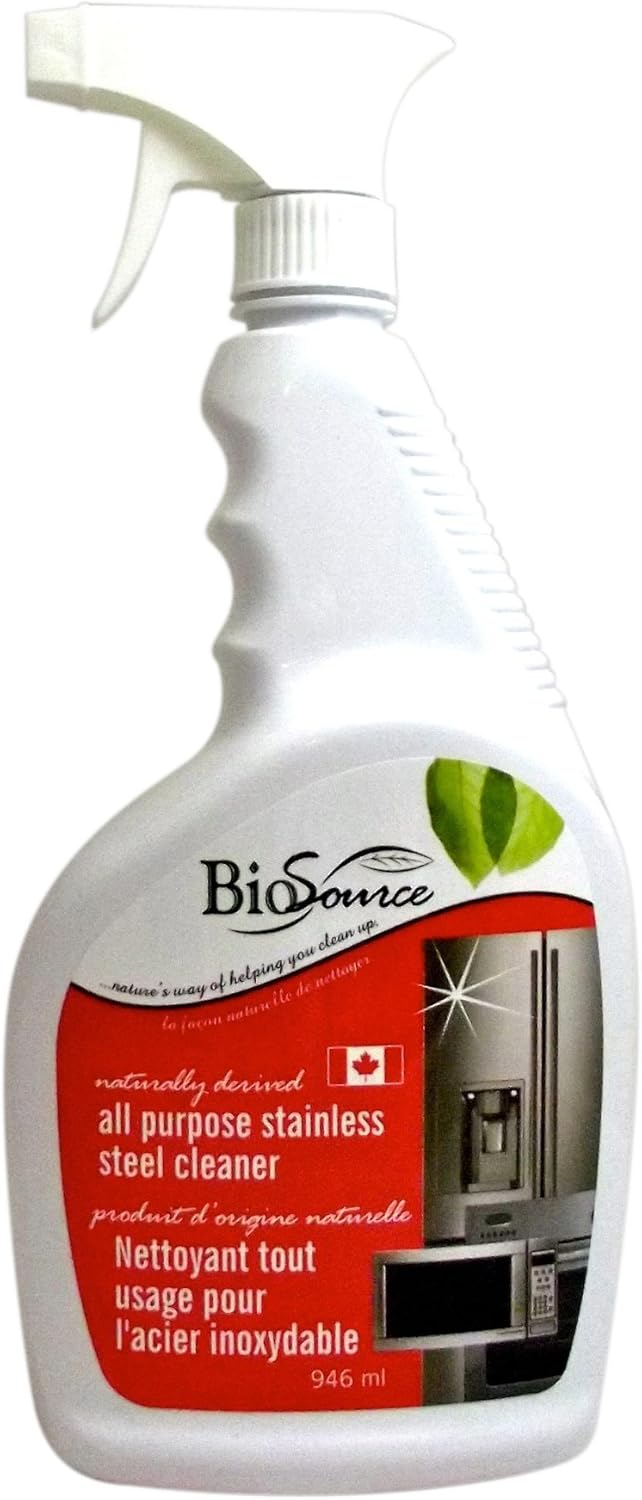 Amazon.com: BioSource All Purpose Stainless Steel Cleaner : Health ...