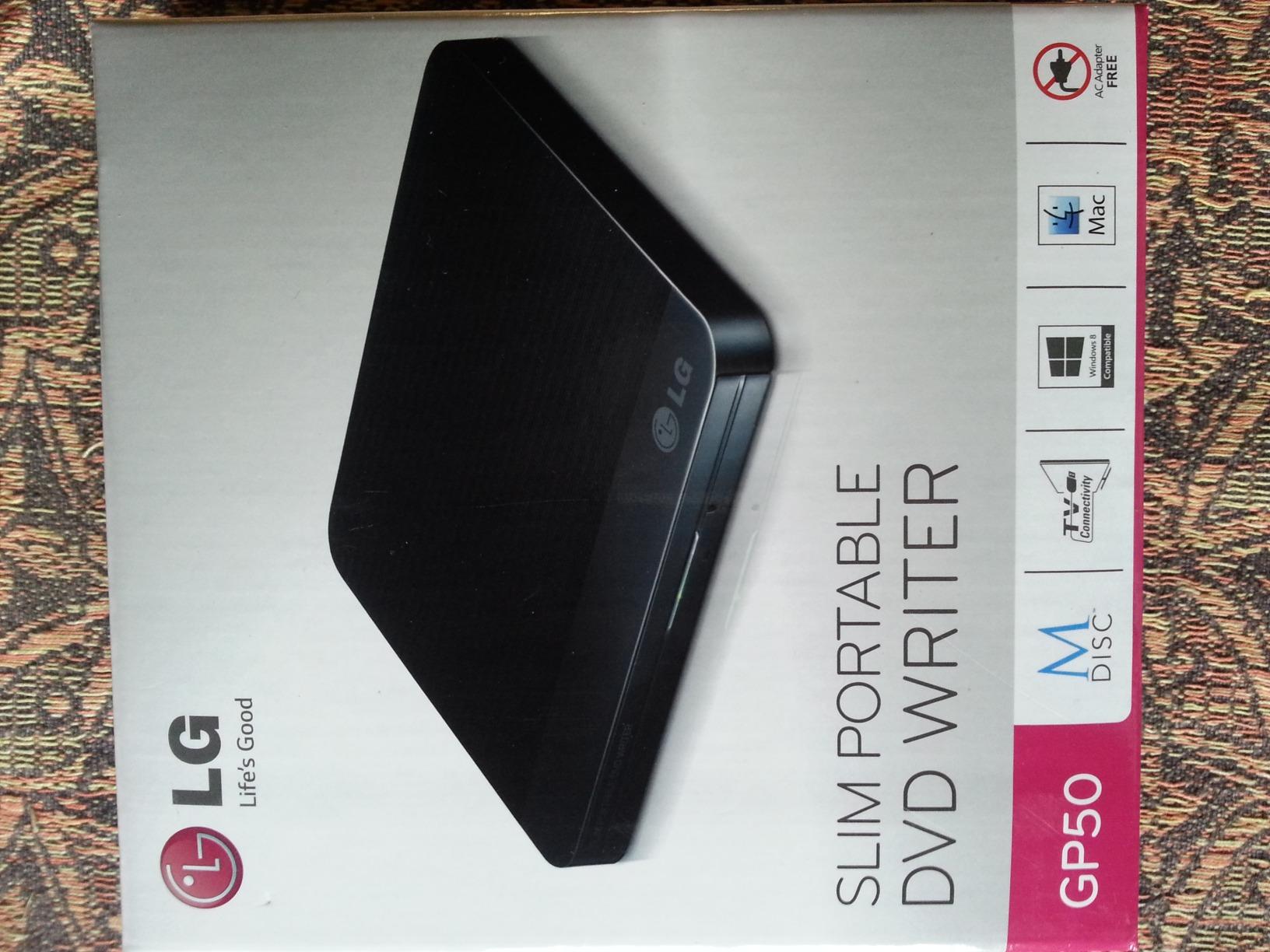 LG Slim Portable GP50NB40 External DVD Writer : Amazon.in: Computers ...