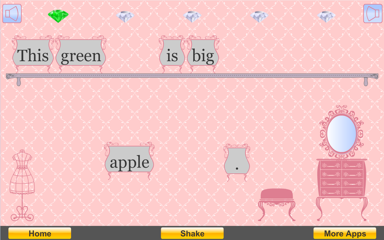 Sight Words Sentence Builder - App on the Amazon Appstore