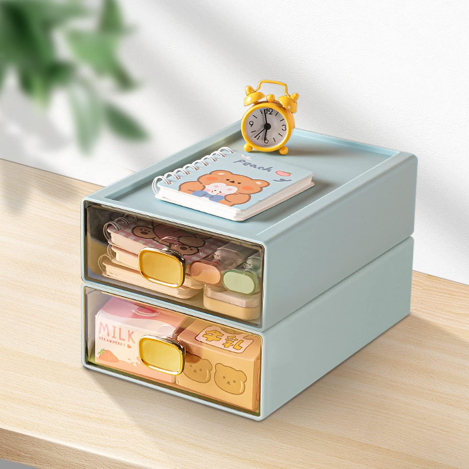 Amazon.com: Dalanpa 3-Drawer Vanity Organizer, Compact Storage ...