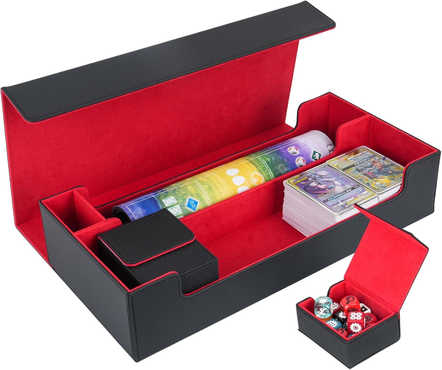 Amazon.com: LEFORZ X-Large Premium Card Game Deck Storage Case Fits 5 ...