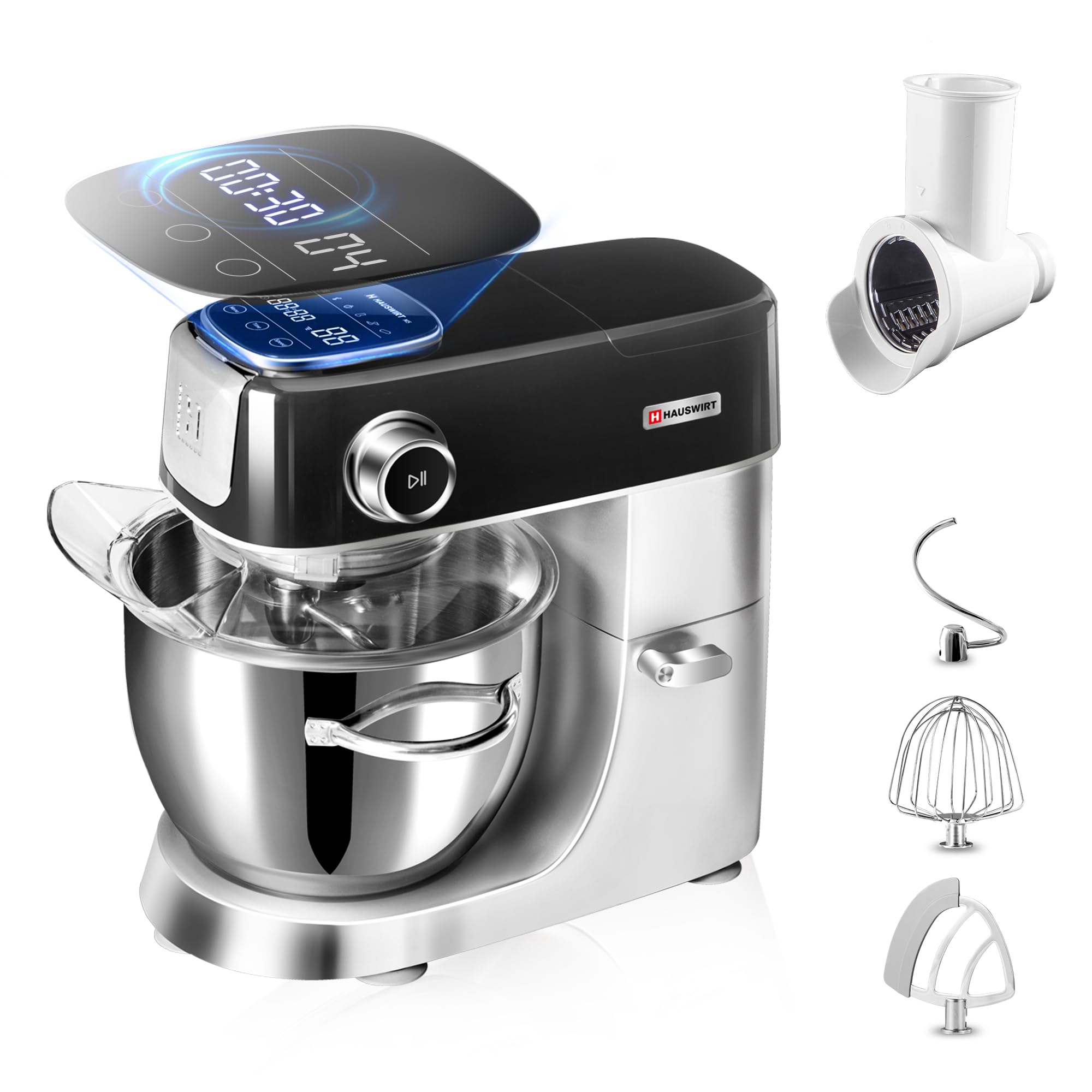 Amazon.com: Hauswirt Stand Mixer M5 and Vegetable Shredding and Slicing ...