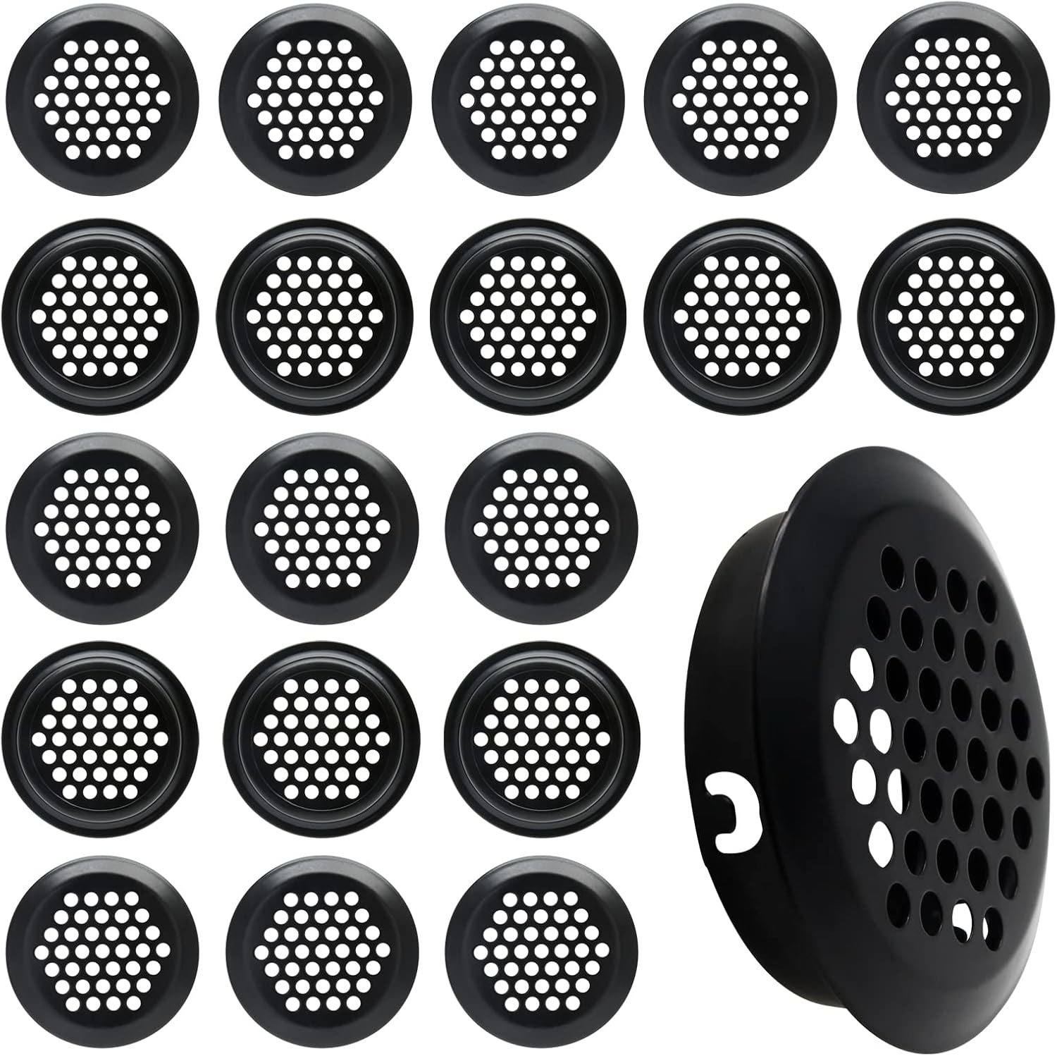 Bivethoi 35mm / 1.4" Air Vents, Circular Soffit Vent, Stainless Steel ...