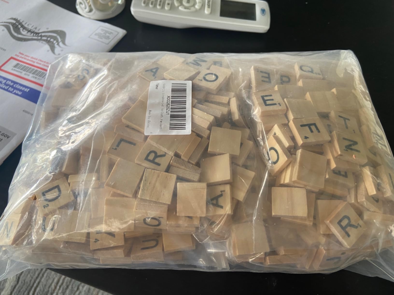 Amazon.com: 1000PCS scrabble letters for crafts - DIY wood gift ...