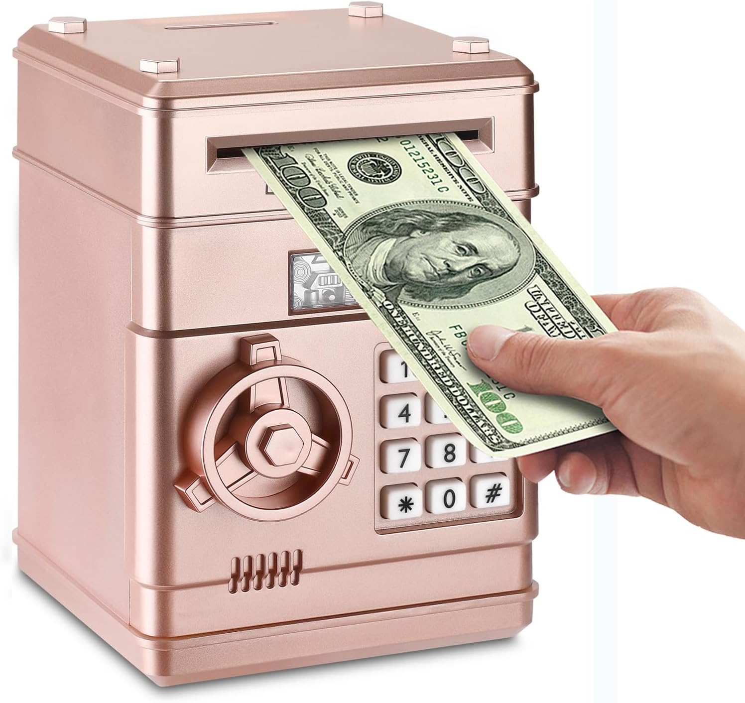 Amazon.com: Setibre Piggy Bank, Electronic ATM Password Cash Coin Can ...