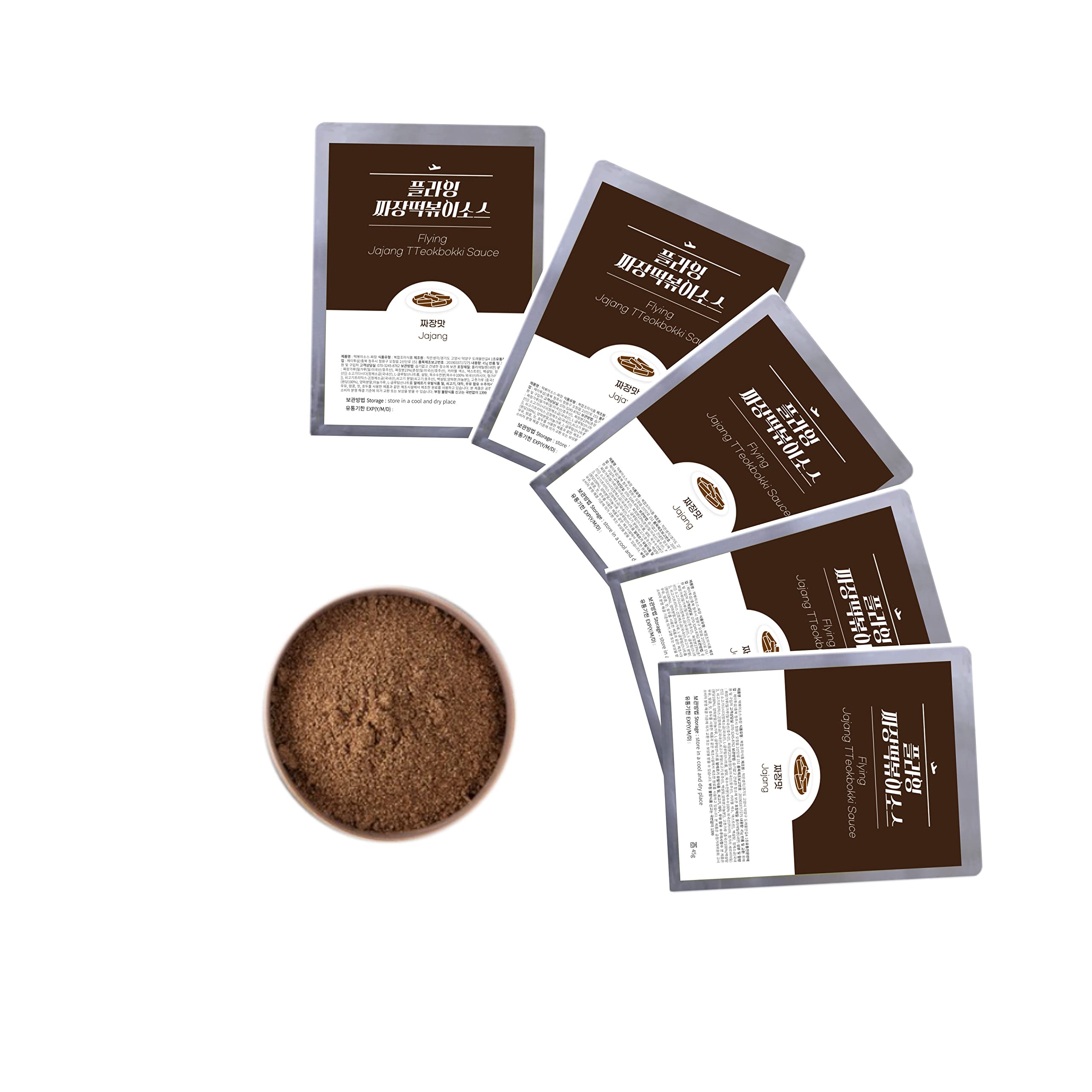 Buy Flying Tteokbokki Sauce Powder, Spicy and Sweet, Jajang, Rose Rice ...