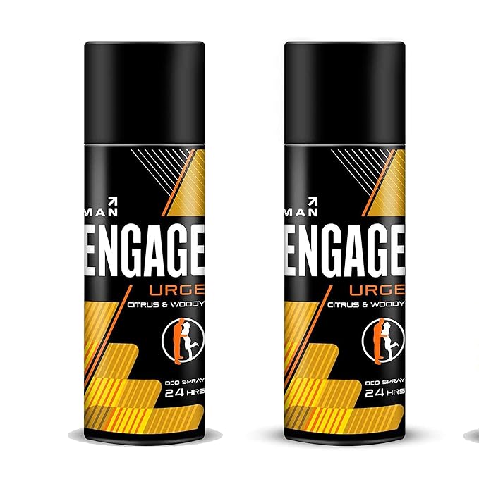 Buy Engage Urge Bodylicious Deodorant Spray For Men, 150 Ml (Pack Of 2 ...