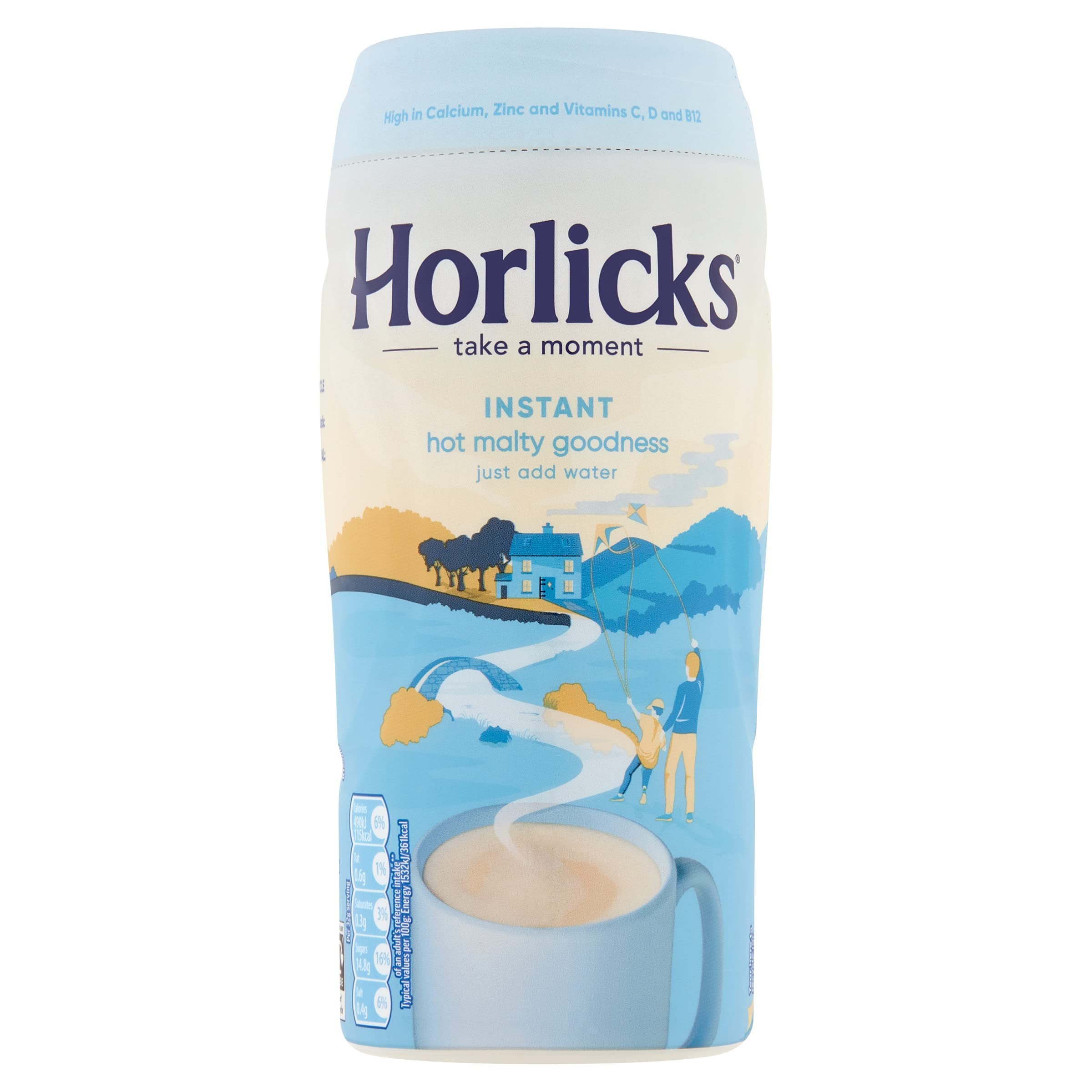 Horlicks Instant Malted Milk 500g (Pack of 6) - Just add water ...