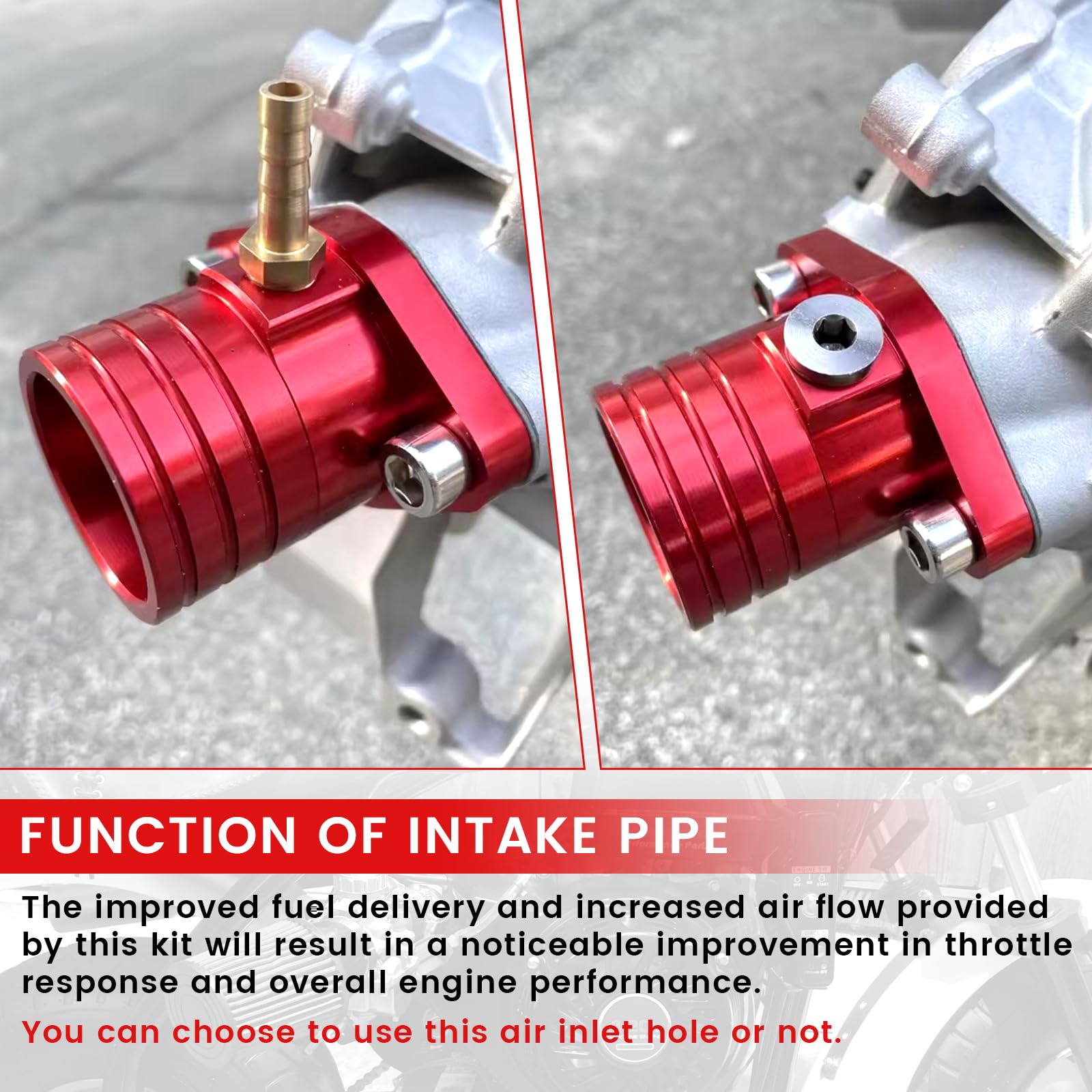 Snapklik.com : Racing Intake Manifold Pipe Inlet Adapter Kit For ...