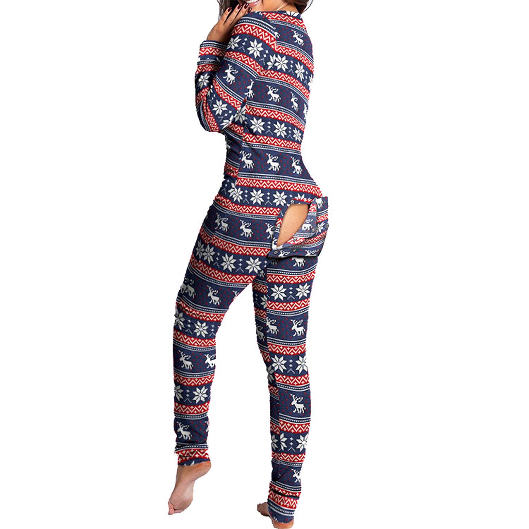 Amazon.com: Eilova Orityle Women's Sexy Bodycon Romper Butt Button Back ...