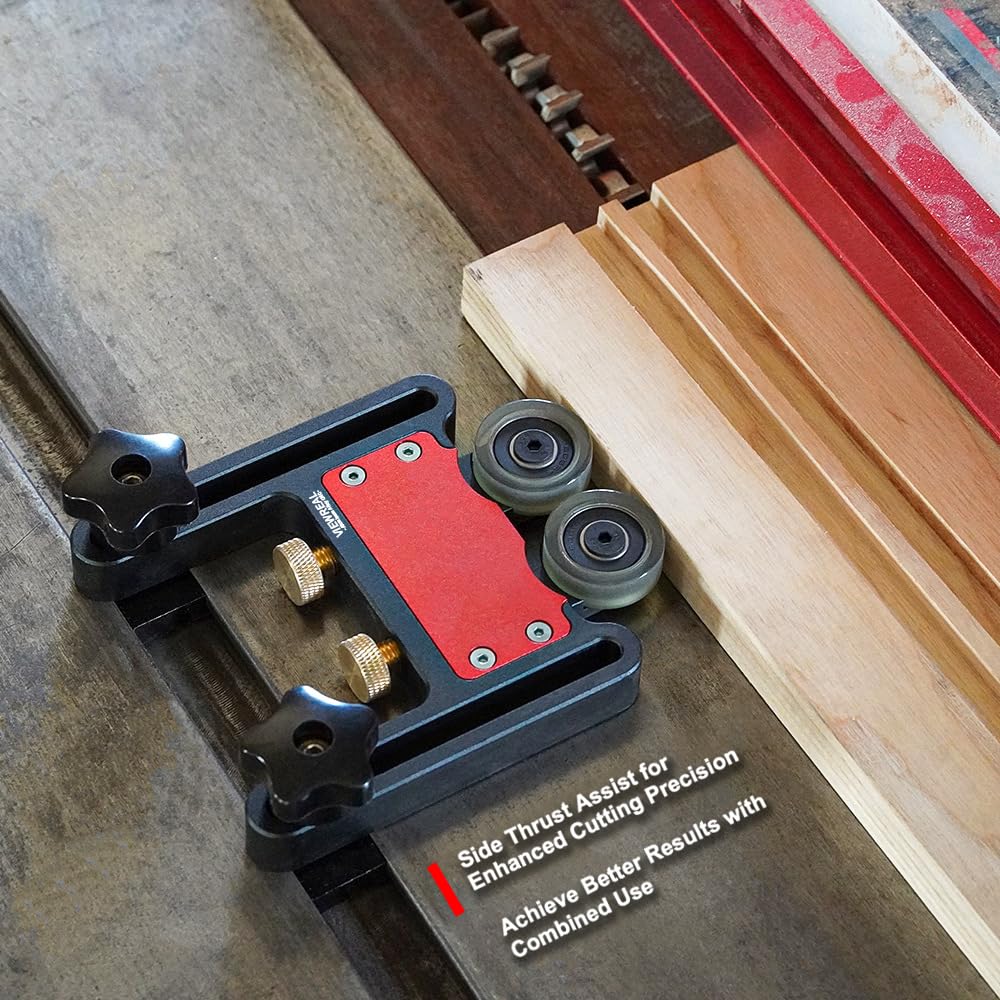 Snapklik.com : Versatile Bearing Roller Featherboards For Table Saw And ...
