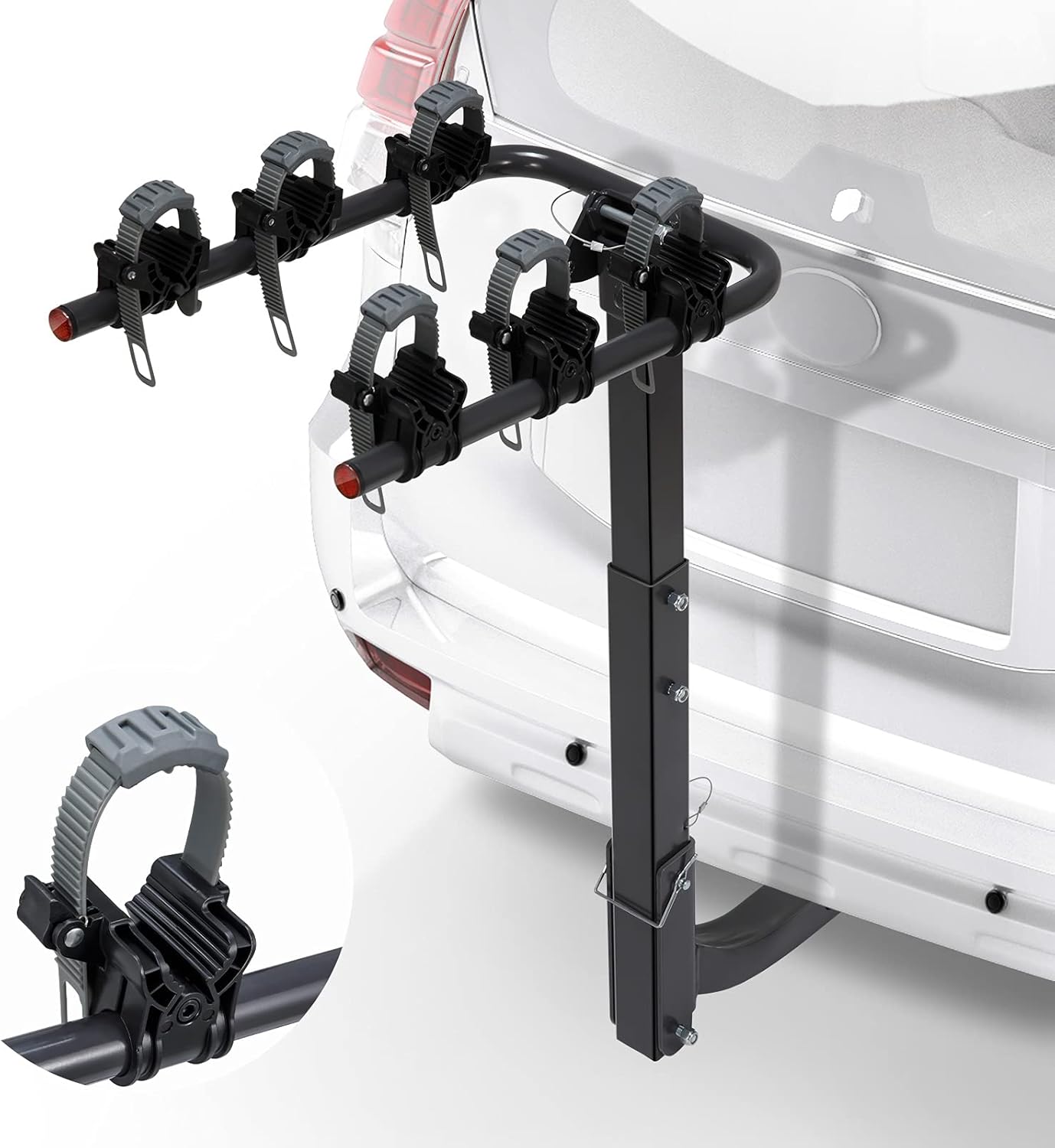 Amazon.com: 3-Bike Bicycle Hitch Mount Carrier Rack - Heavy Duty ...