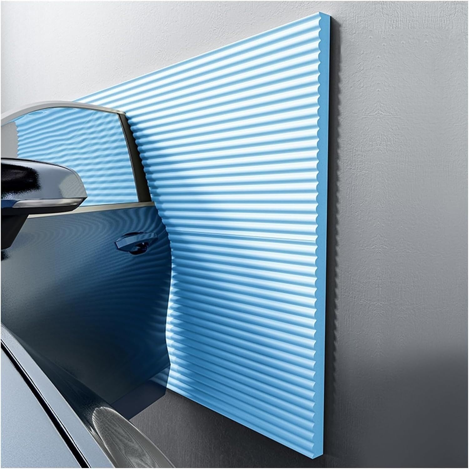 Car Parking Protector Wall Safety Bumper, Soft Extra-Wide Foam Padding ...