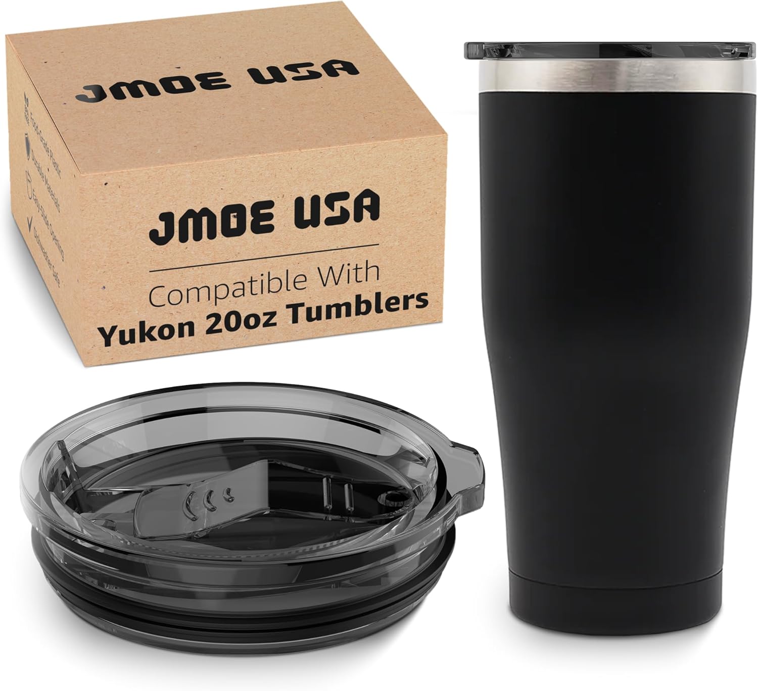 Amazon.com | Jmoe USA Replacement Lid For Yukon 20 oz Freedom Tumbler ...