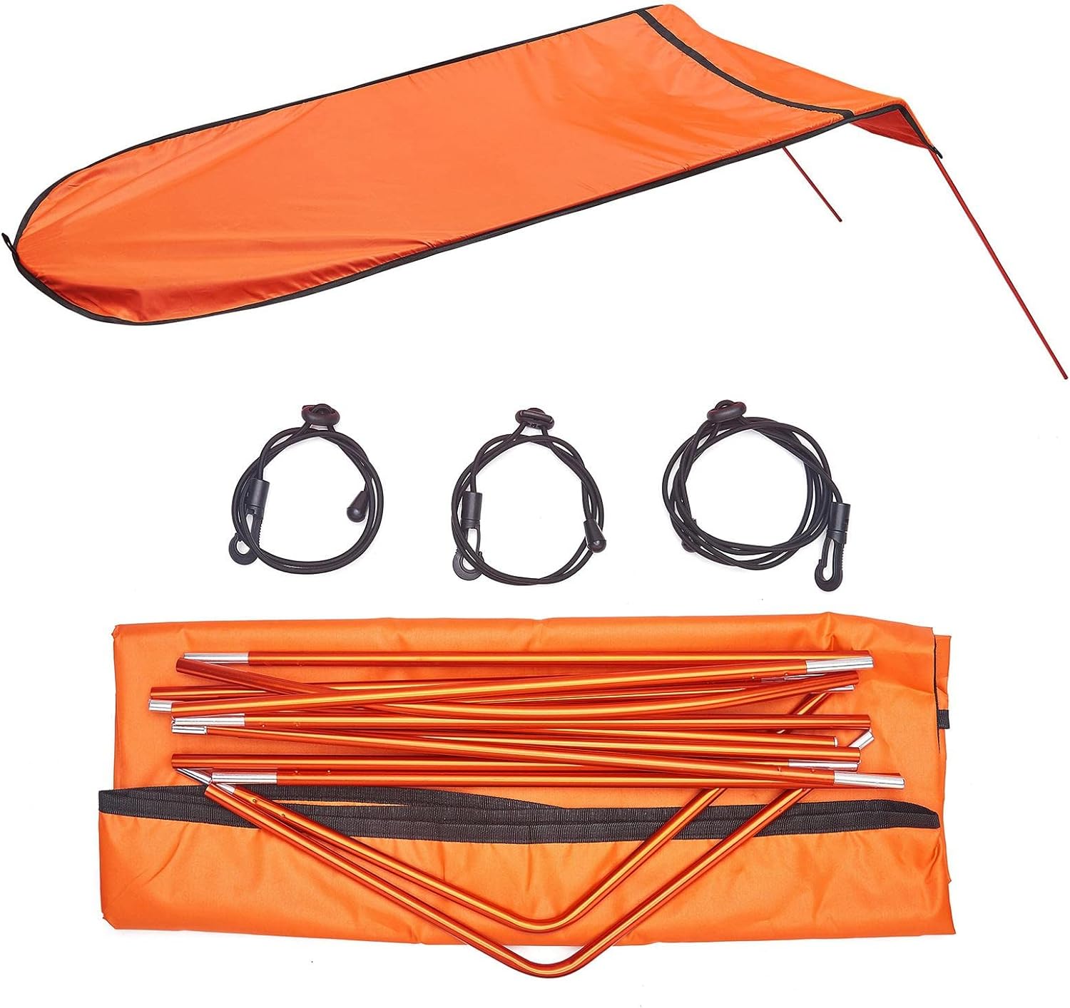 Kayak Shade Canopy,Waterproof Sun Shade Kayak Canopy with Storage Bag ...