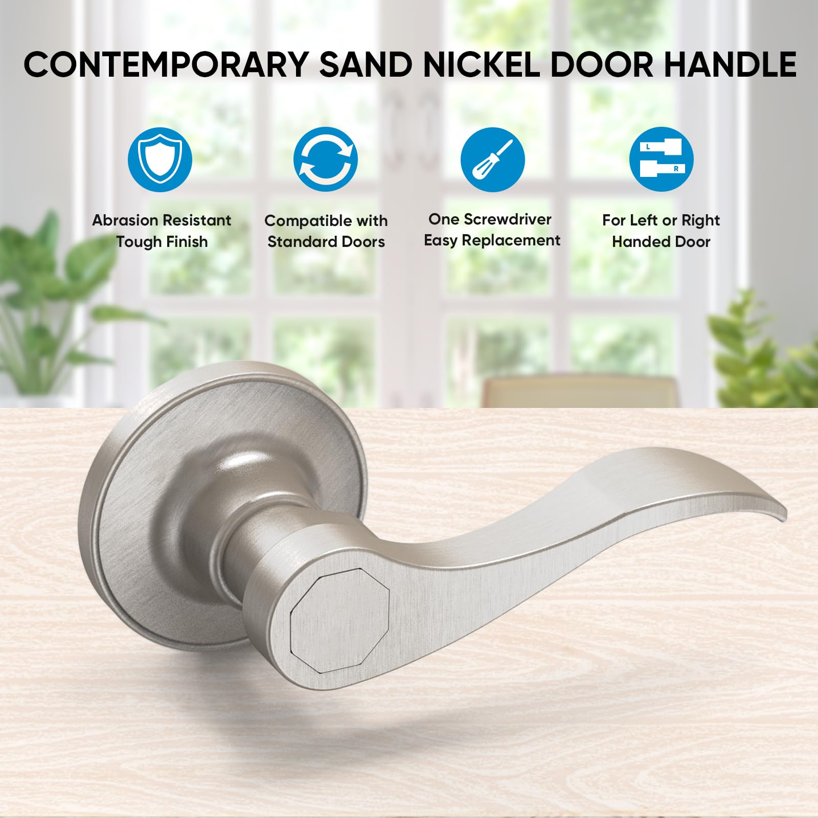 Snapklik.com : TICONN Dummy Door Handle, Traditional Wave Style ...