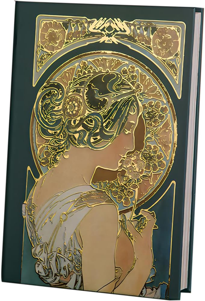 Amazon.com : ipoul Beautiful Gilded Journal for Women, Personal ...