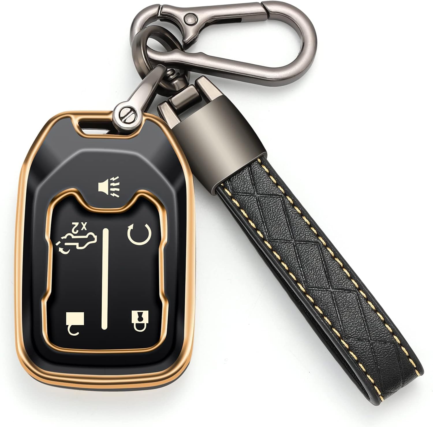 Amazon.com: COZLA for GMC Key Fob Cover with Keychain TPU Car Key Case ...