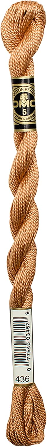 Amazon.com: DMC 115 5-436 Pearl Cotton Thread, Tan, Size 5