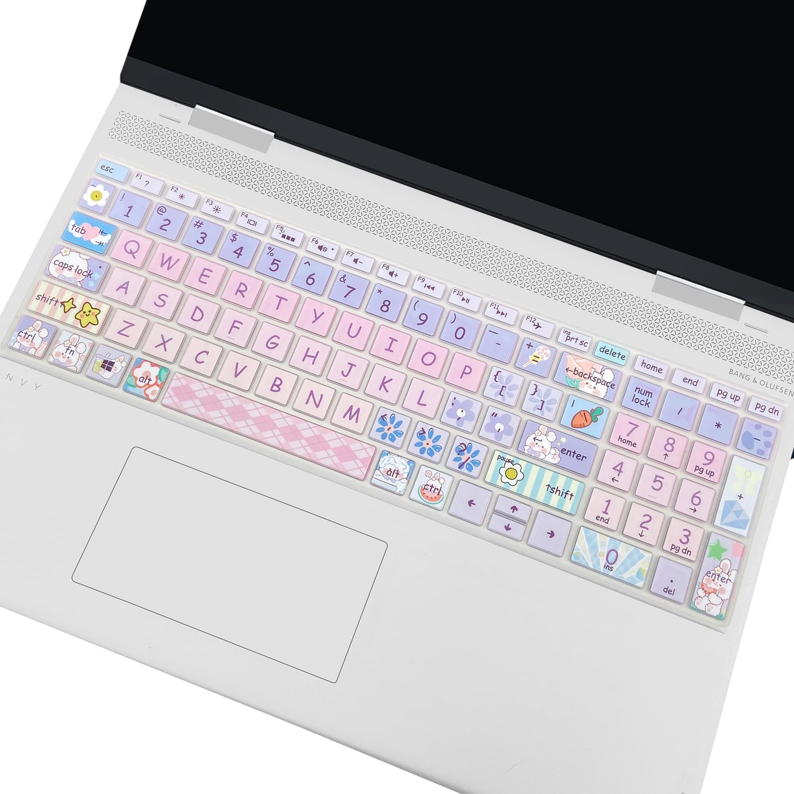Amazon.com: Cute Keyboard Cover for 15.6’’ HP Laptop 15-dw 15-dy 15-ef ...