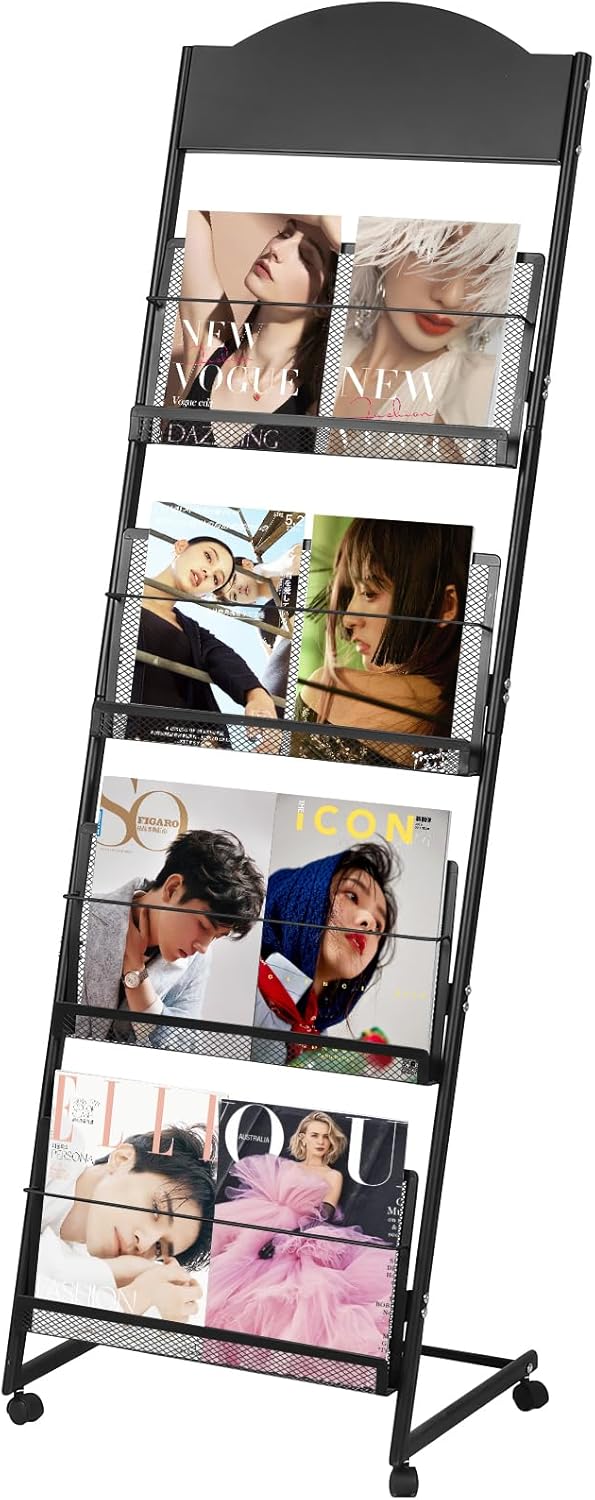 Amazon.com: LIWSHWZ Floor-Standing Magazine Rack,Brochure & Literature ...