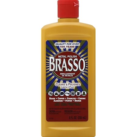 Amazon.com: Brasso-2660089334 Multi-Purpose Metal Polish, 8 oz : Health ...