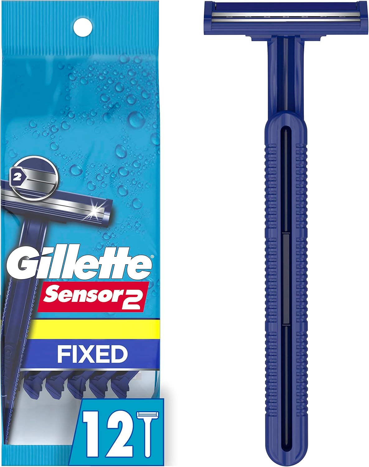 Gillette Sensor2 Disposable Razors, 12 Count : Amazon.ca: Beauty ...