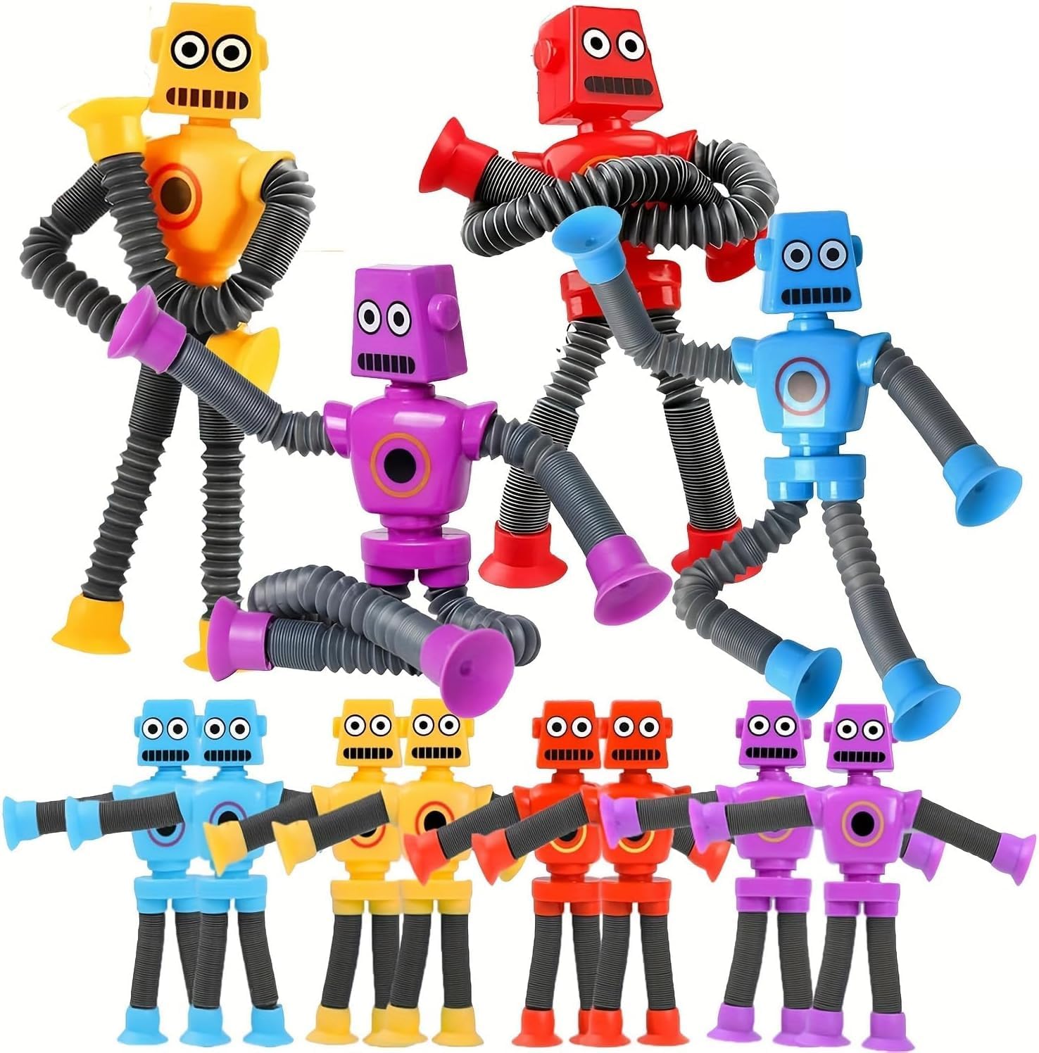 Amazon.com: 4/20Pcs Telescopic Suction Cup Robot/Giraffe , Coolest Pop ...