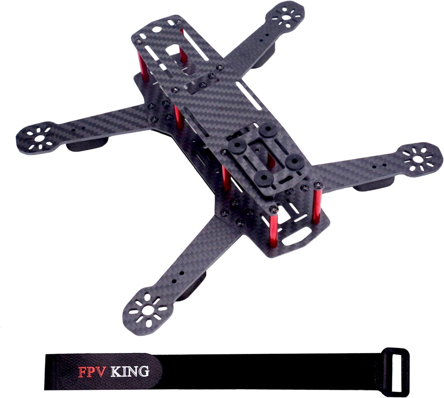 Amazon.com: FPVKing 250mm FPV Racing Drone Frame Carbon Fiber ...