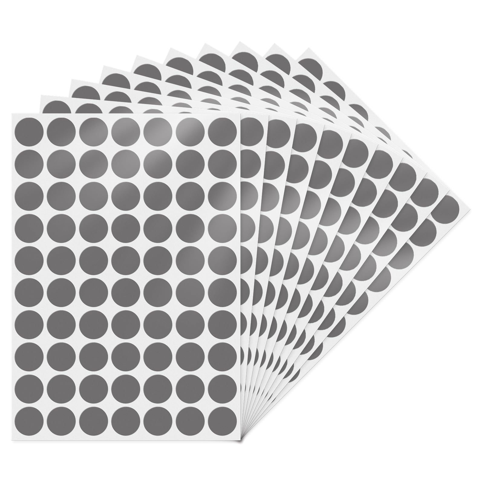 Snapklik.com : Gray Dot Stickers 3/4 Inch Colored Round Labels Color ...
