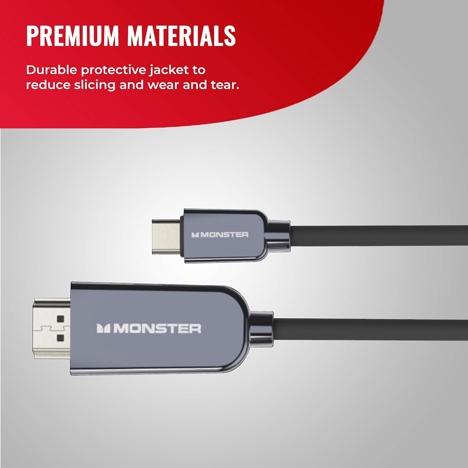 USB Type-C Plug to HDMI to 4K HDMI Plug Cable, 5.9FT - BigaMart