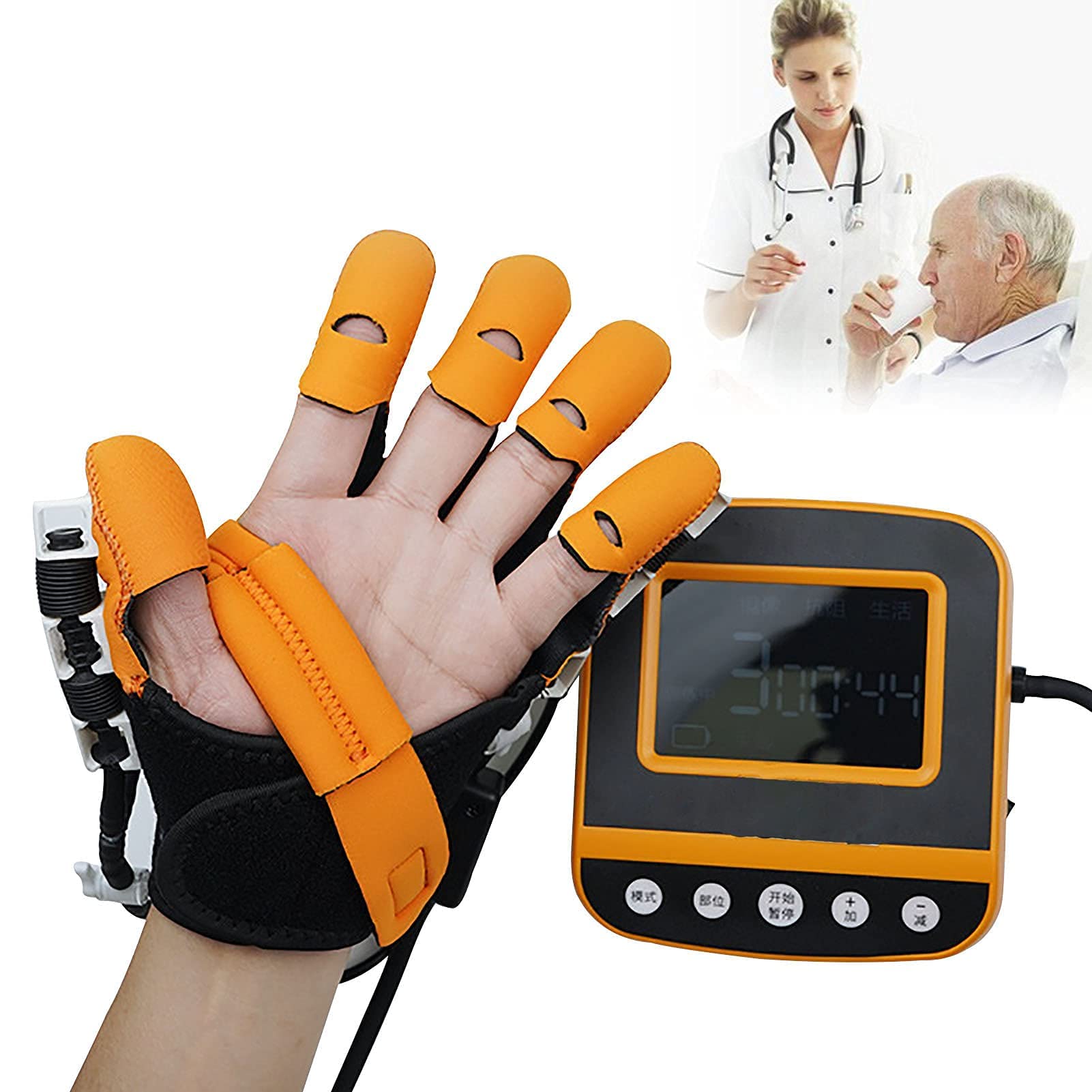 Buy Rehabilitation Robot Finger Orthoses Stroke Hand Splint Manual ...