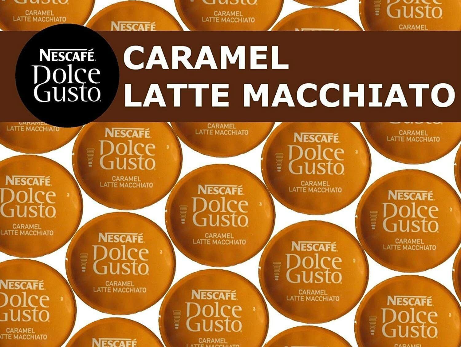 Dolce Gusto Latte Caramel Pods 80 Capsules 40 Drinks Sold Loose ...