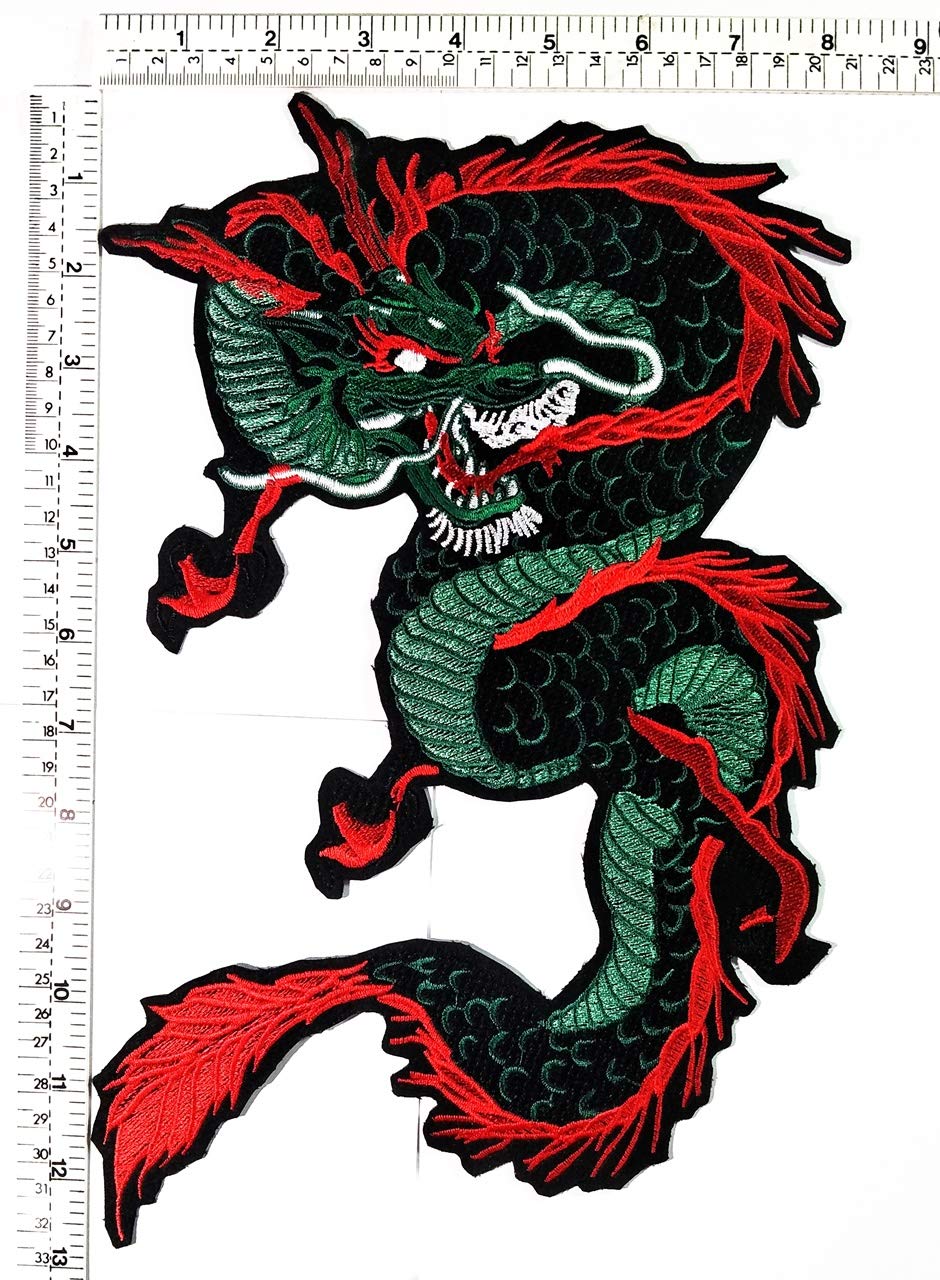 Japanese Scroll Dragon Patch Large Dragon Patch For Sale | EBay
