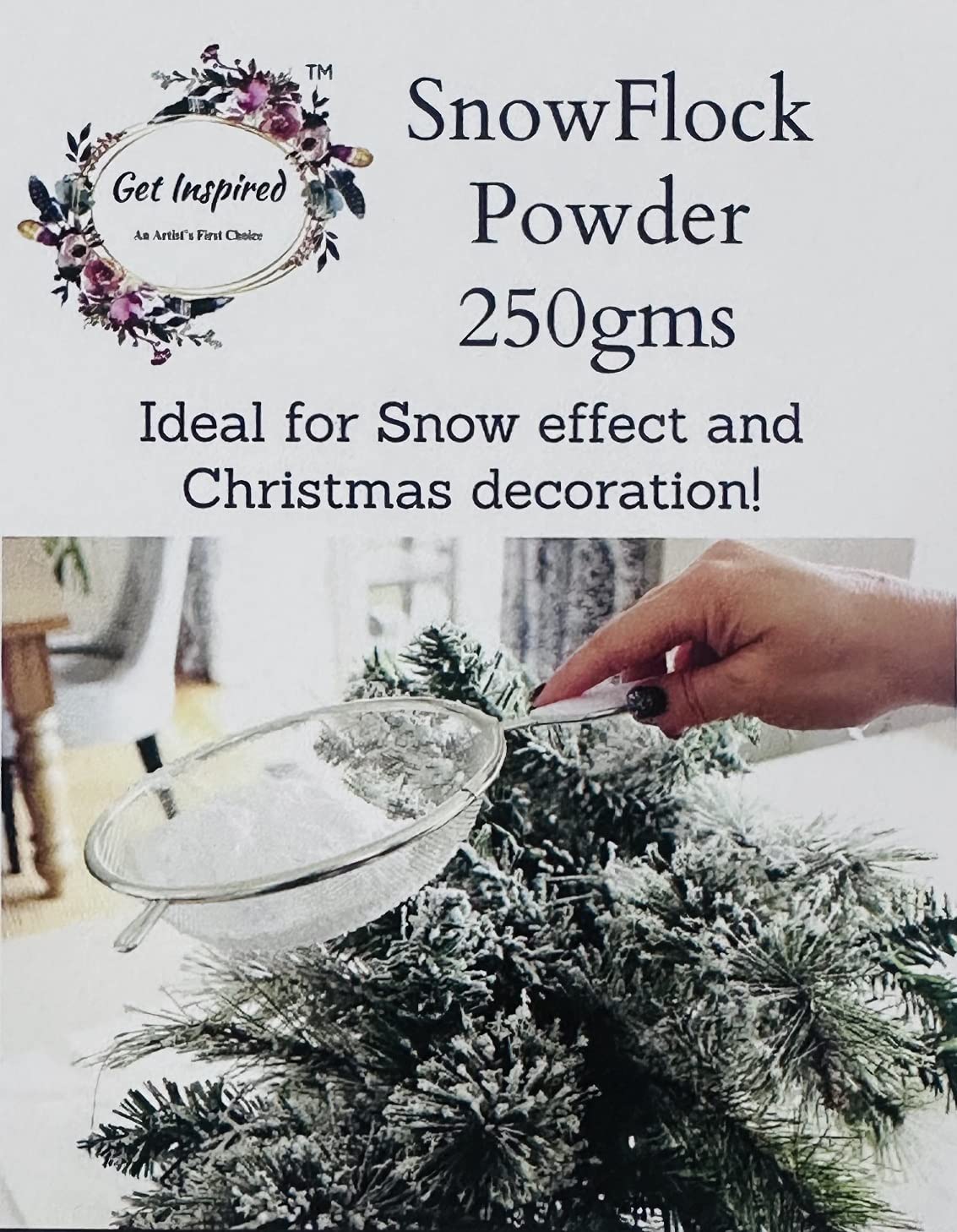 Get Inspired Snow Fall Velvet Touch Flock Powder 250gms : Amazon.in ...