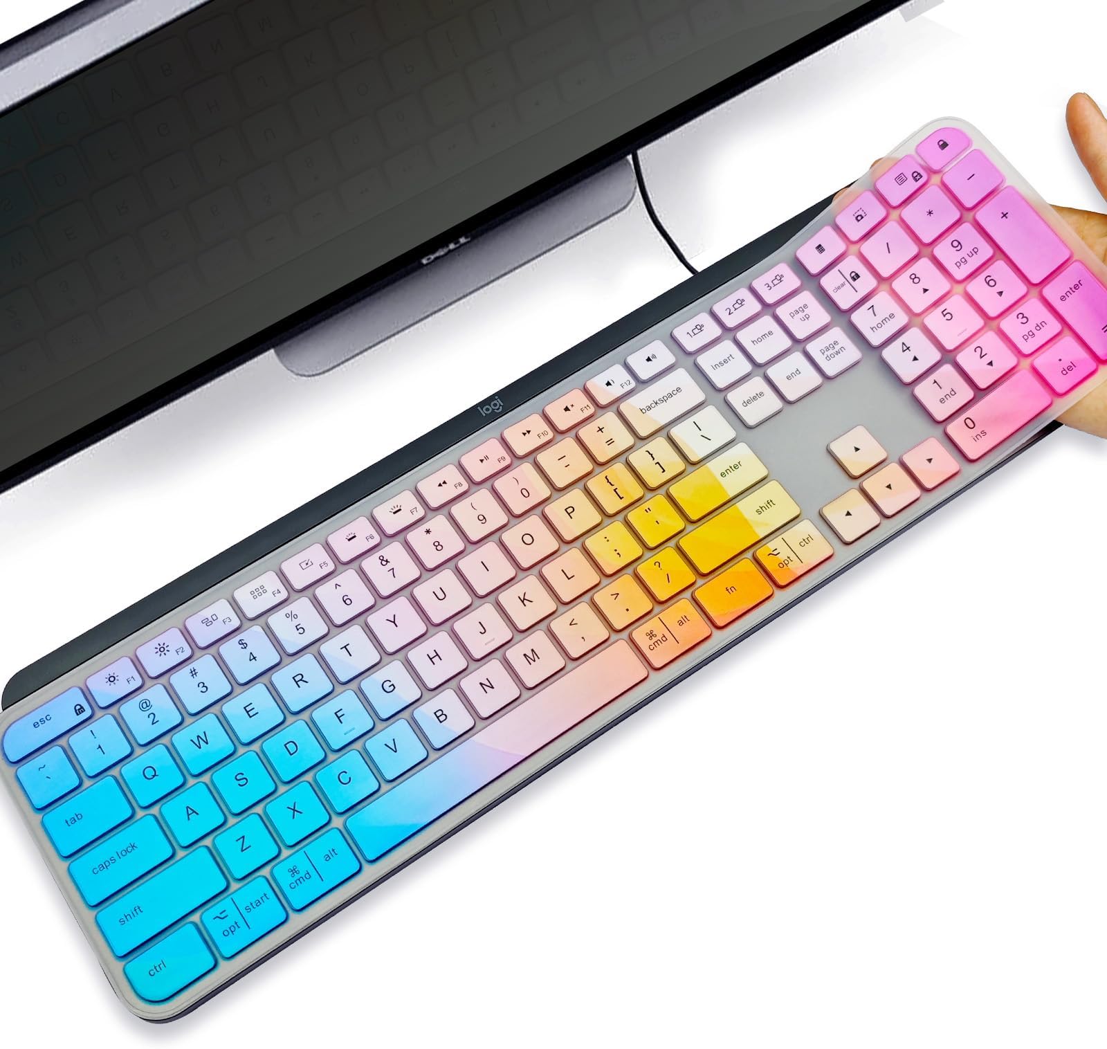 Amazon.com: Digi-Tatoo Keyboard Cover for Logitech MX Keys S/MX Keys ...