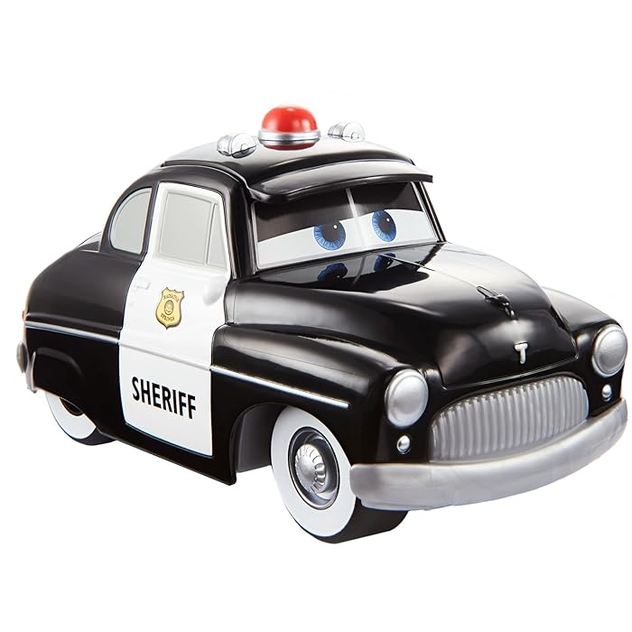 Buy Disney Pixar Cars Track Talkers Sheriff Vehicle, 5.5-in Talking ...