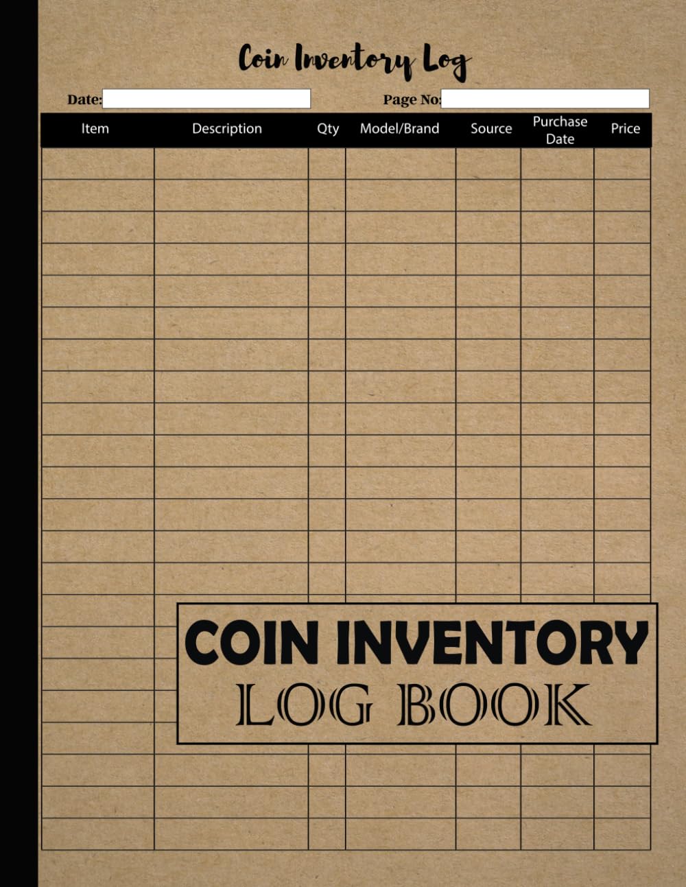Amazon.com: Coin Inventory Log Book: Keep Track of Your Coin Collection ...