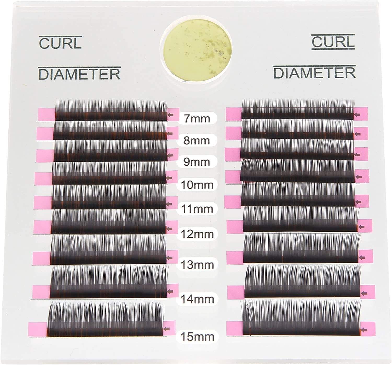 2 in 1 Eyelash Extension Lash Stand Pallet Tray Base Lash Plate Acrylic ...