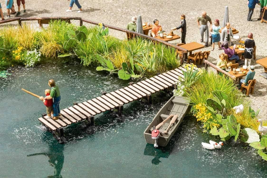 Amazon.com: Walthers SceneMaster 4156 Small Shoreline Pier - Laser-Cut ...