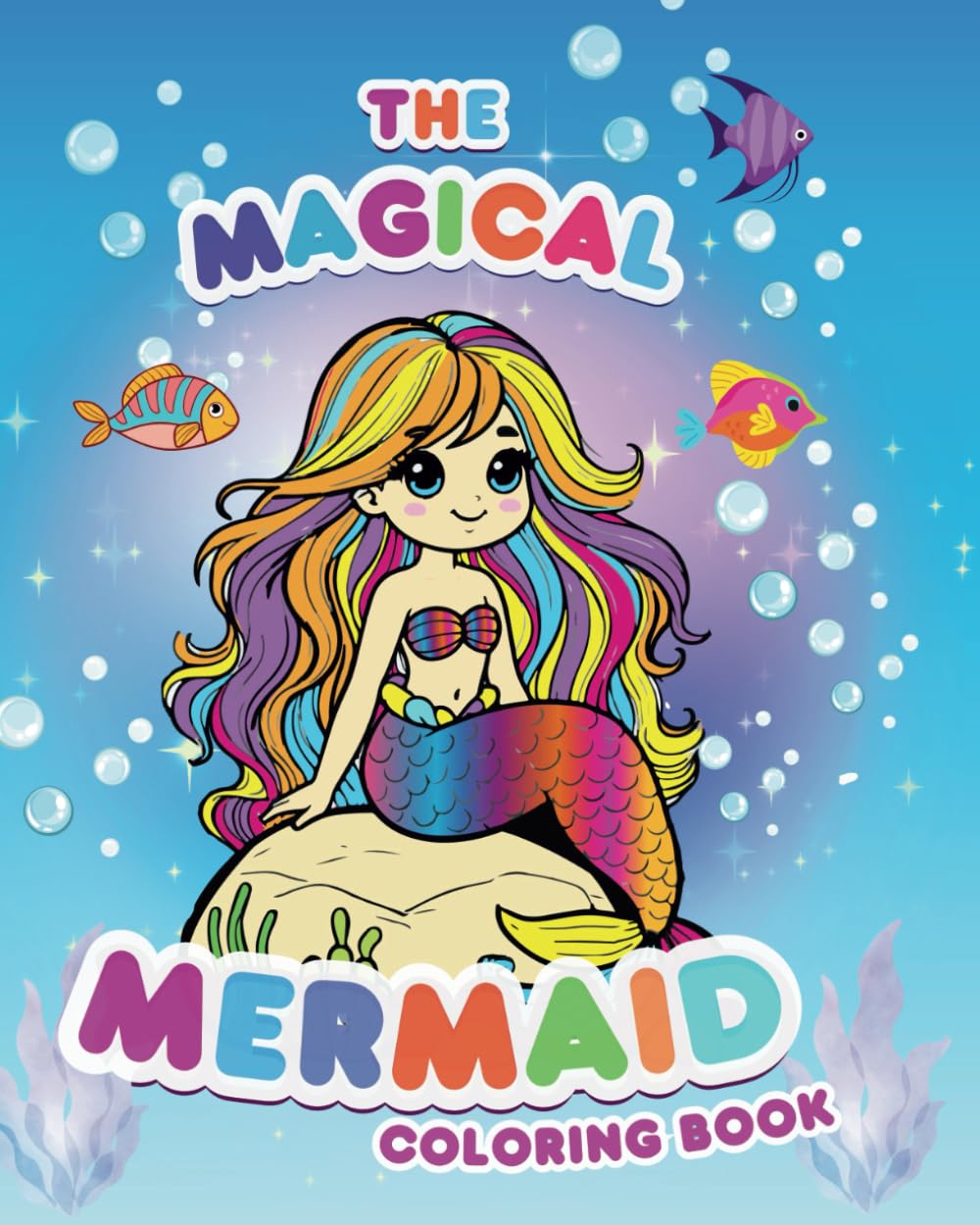 The Magical Mermaid Coloring Book: Dive into a World of Creativity ...